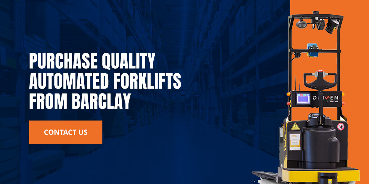 A Guide to Robotic Forklifts | Barclay Equipment
